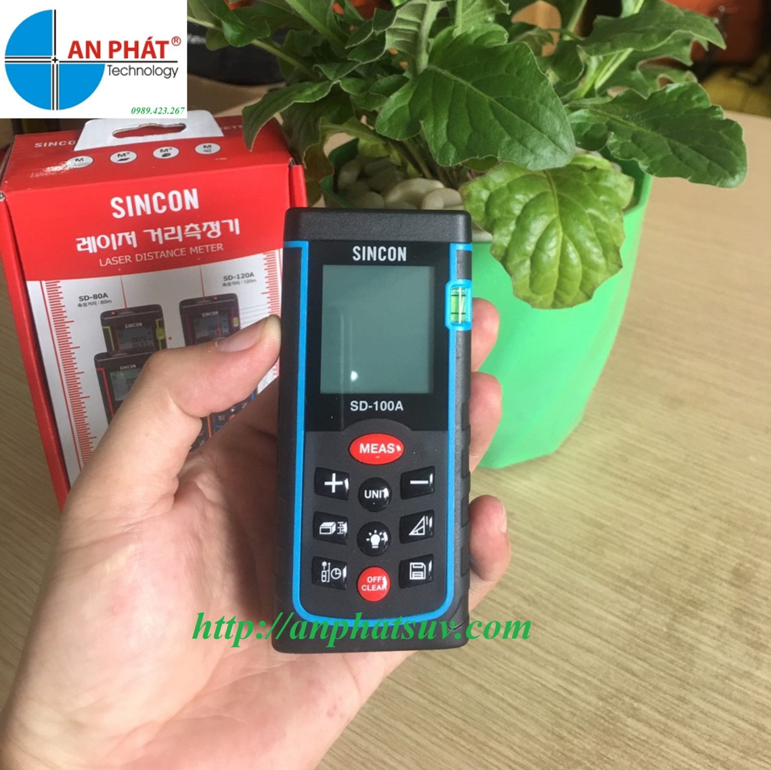 Thước đo laser Sincon SD-100A - TRẮC ĐỊA AN PHÁT