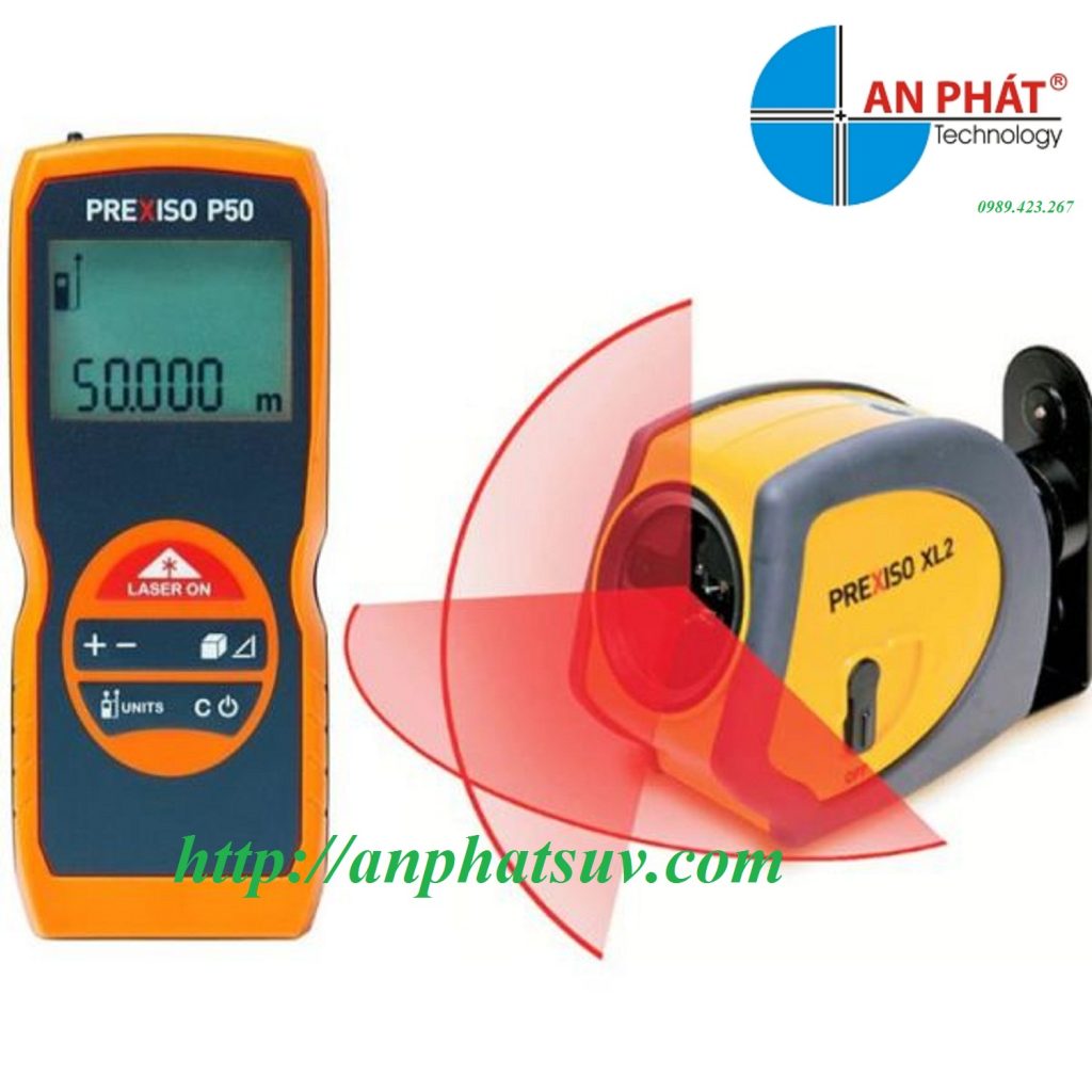 Thước đo khoảng cách laser Prexiso P50 - TRẮC ĐỊA AN PHÁT